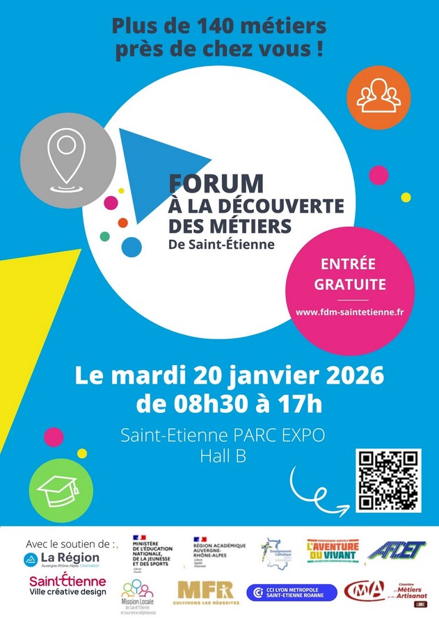 Forum découverte des métiers de Saint-Etienne (20/01/2026 ...